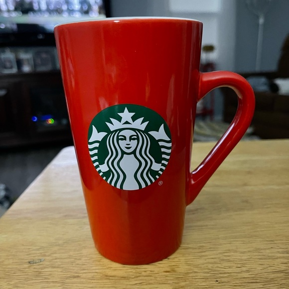Kitchen | 220 Starbucks Red Ceramic Mug | Poshmark